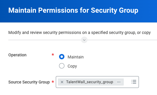 Workday ISU configuration (for OAuth TalentWall integration)