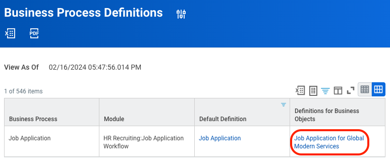 Workday (for TalentWall) stages and steps mapping