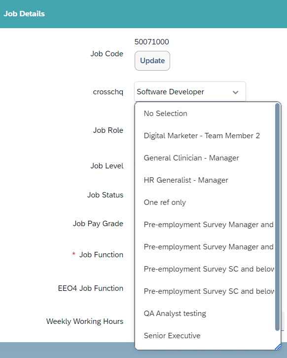 SuccessFactors ATS connector for 360 and Recruit